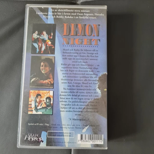VHS DEMON NIGHT " Lamberto Bava " EUR 26,00 - PicClick FR