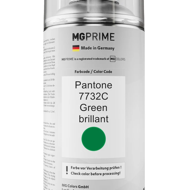 PANTONE 7732C GREEN brillant acrylique bombe aérosol 2C 400ml séchage ...