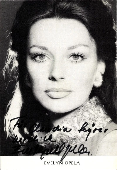 AK SCHAUSPIELERIN EVELYN Opela, Portrait, Autogramm - 3814232 EUR 11,40 ...