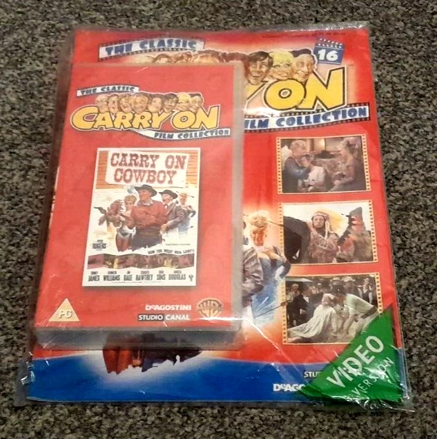 CLASSIC CARRY ON Film Collection 16 Carry On Cowboy Magazine Pal Vhs ...