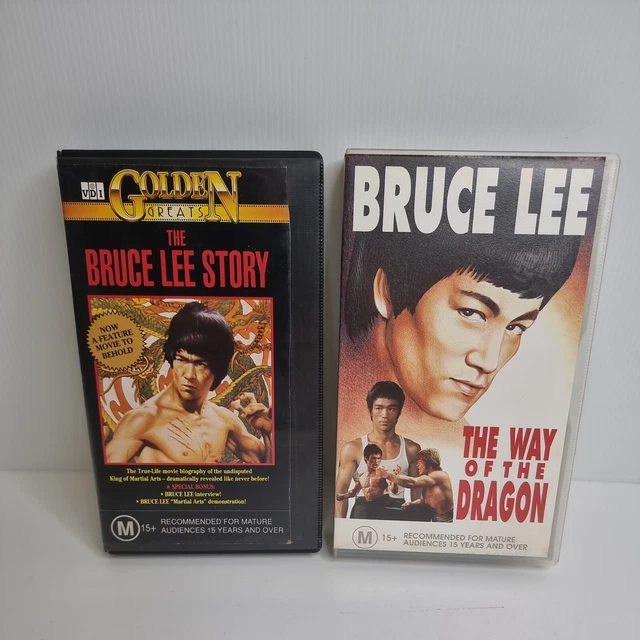 BRUCE LEE VHS Movies The Way Of The Dragon The Bruce Lee Story $9.00 ...