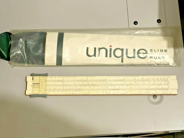 VINTAGE ENGLISH CIRCA 1950's Unique Log-Log Slide Rule Hardwood ...