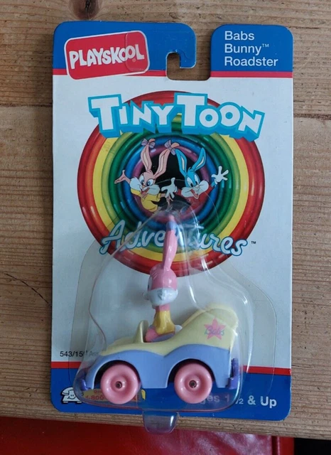 PLAYSKOOL TINY TOON Adventures babs bunny roadster Diecast Vehicle 1990 ...