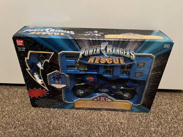 POWER RANGERS LIGHTSPEED Rescue Ciclo Trans-armatura Blu Nuovo in ...