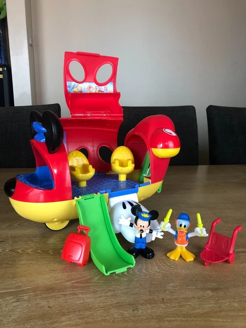 MICKEY MOUSE CLUBHOUSE Mickeys Jet Playset Plane with Figures $44.90 ...
