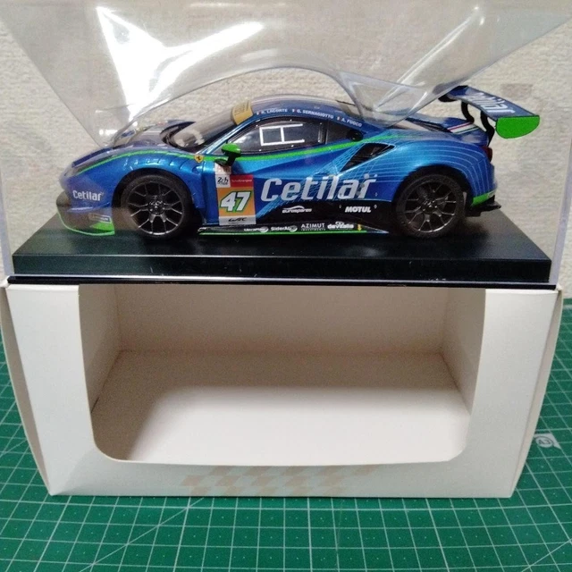 GL RACING MINI-Z Ferrari 488 GT3 Blue Polycarbonate Body 98mm Wheelbase ...