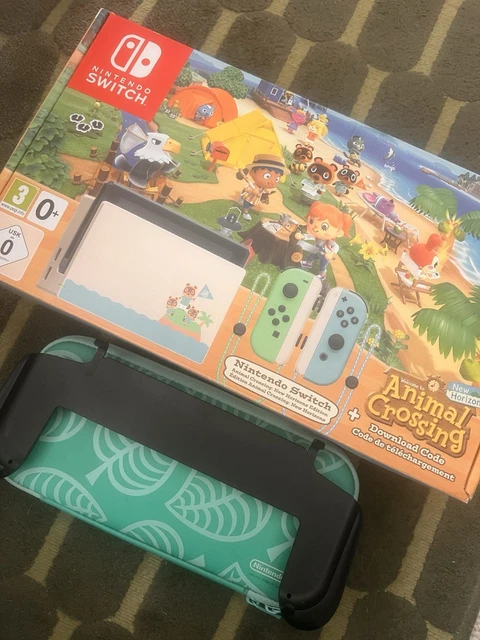 ACNH NINTENDO SWITCH Limited Edition Console Boxed With Joycons & Dock ...