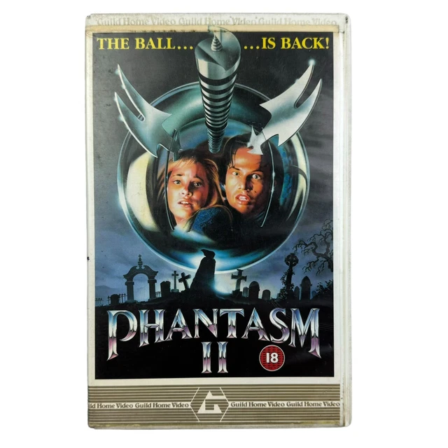 PHANTASM 2 VIDEO VHS Horror Film Ex Rental Large Case 1989 Horror Movie ...
