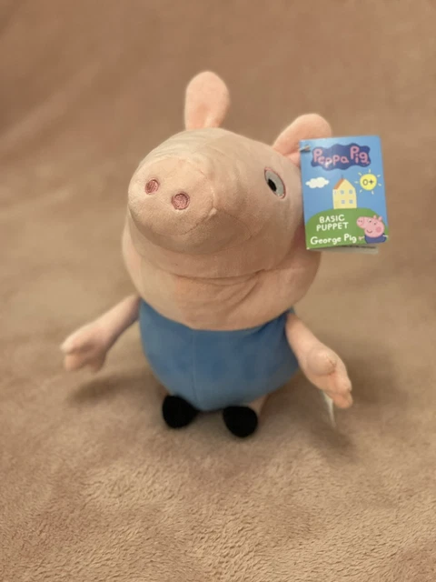 PEPPA PIG - George Hand Puppet Soft Plush Toy With Tags Gift Boy Girl £ ...
