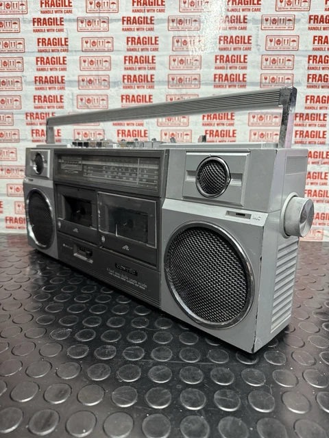 VINTAGE CONTEC BOOMBOX Ghetto Blaster Radio Cassette £29.95 - PicClick UK