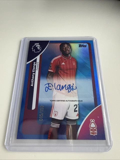 TOPPS PREMIER LEAGUE 2025/2026 Anthony Elanga Nottingham Forest 015/150 ...