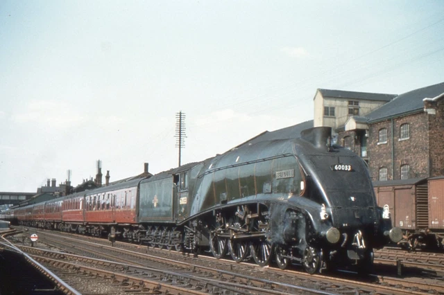 35MM RAILWAY SLIDE: COLOUR-RAIL: BRE 776: CLASS A4: 60033 SEAGULL £2.00 ...