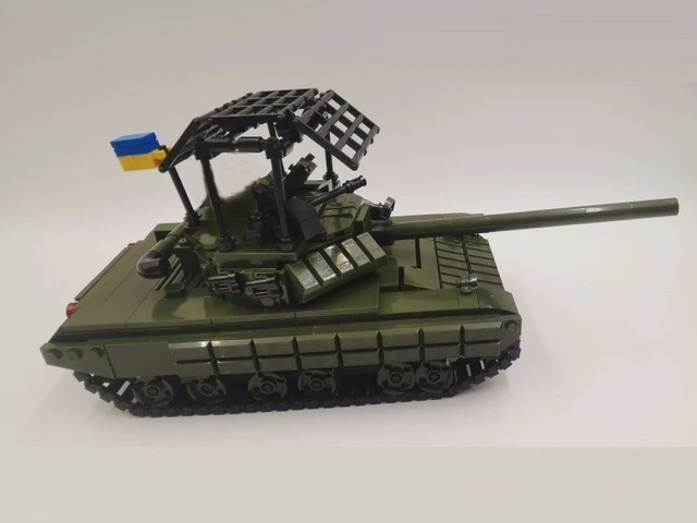 T-64BV UKRAINIAN MAIN Battle Tank Army Cold War moc block WW2 Russian ...