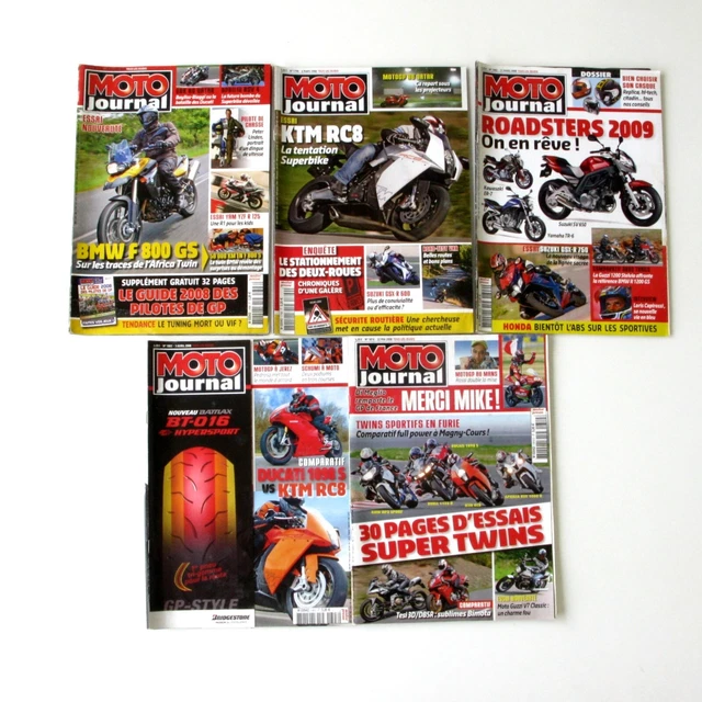 MOTO JOURNAL N° 1798-1799-1802-1803-1810 de 2008 lot 5 revues EUR 5,00 ...