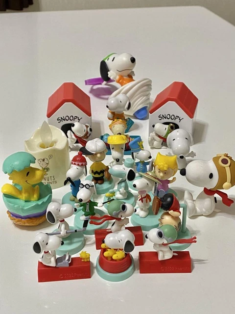 Snoopy Figure Lot Bulk Sale Woodstock Peanuts Sally Brown £62 66