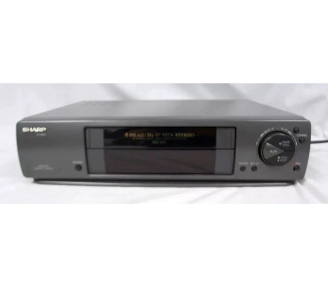 SHARP VC-H942 4 Head Hi-Fi MTS Stereo VHS Player/Recorder VCR AND ...