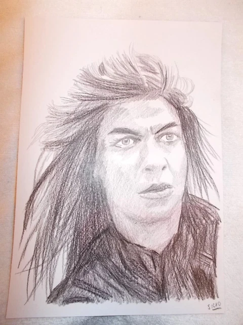 A4 CHARCOAL SKETCH Drawing Natalia Tena as Osha from Game of Thrones TV ...