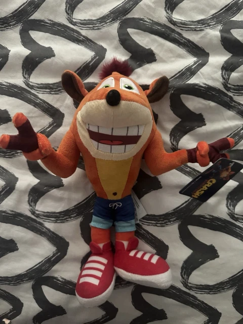 OFFICIAL CRASH BANDICOOT Plush Toy Crash Bandicoot Plush 25th ...