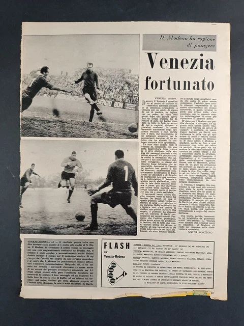 PAGINA GIORNALE MARIO Mereghetti con divisa Inter Lo sport Illustrato ...