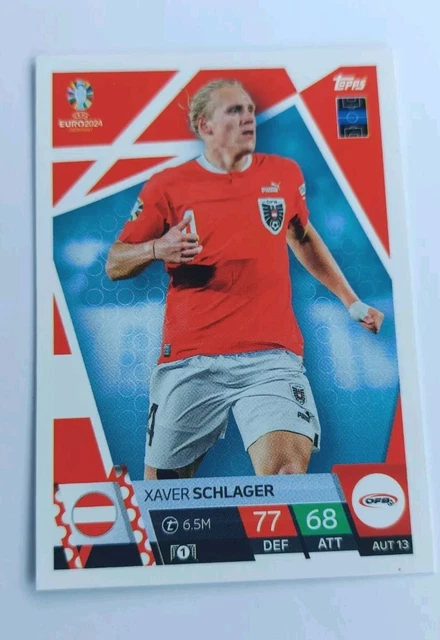 MATCH ATTAX UEFA Euro Germany 2024 Xaver Schlager Austria #AUT 13 £0.99 ...