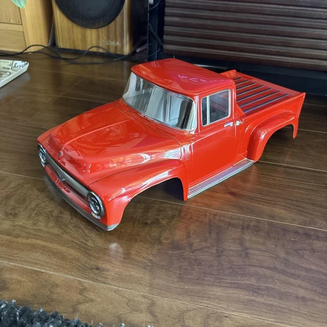 RED CLASSIC PICKUP Truck Body Shell TAMIYA Drift Body £281.19 - PicClick UK
