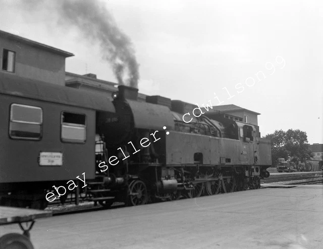 AUSTRIA RAILWAY NEGATIVE - ÖBB Class 77 4-6-4T Locomotive c1965 [P338 ...