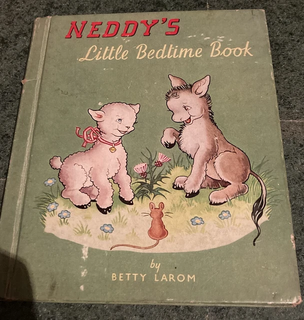 NEDDY’S LITTLE BEDTIME 1950s Dinky book vintage childrens Betty Larom £ ...
