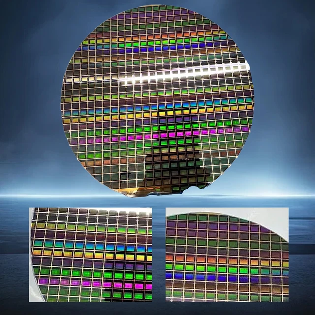 8-INCH SMIC WAFER CMOS Silicon Wafer Semiconductor Lithography Chip ...