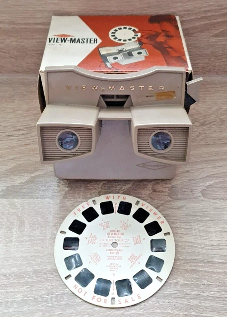 VINTAGE VIEWMASTER MODEL G STEREO VIEWER 1960's RARE IN ORIGINAL BOX ...