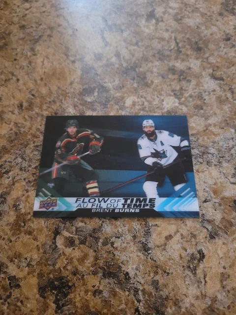 CARTE DE HOCKEY Brent Burns Au Fil Du Temps Nt-2 Tim Hortons 2022-2023 ...