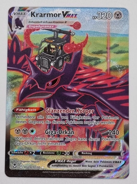 POKEMON KRAMOR VMAX TG19/TG30 Silberne Sturmwinde Deutsch Near Mint EUR ...