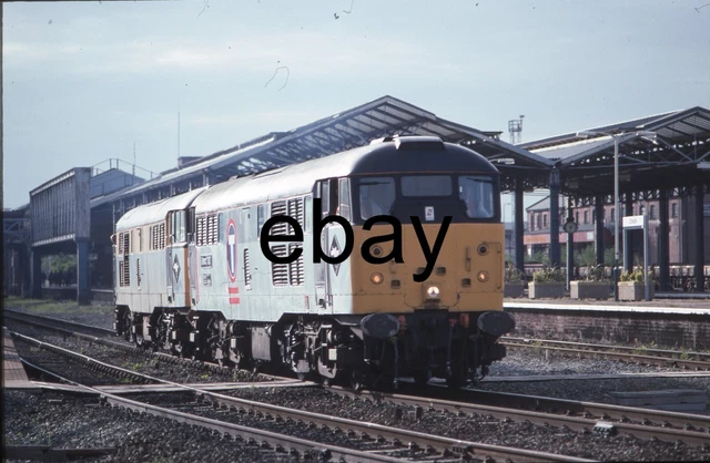 35MM RAILWAY SLIDE- BR Diesel Loco Class 31. 31105 & 31512 @ Chester £2 ...