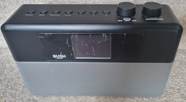 BUSH DAB+ MAINS Battery Radio in Black MODEL: ne-2722 £24.99 - PicClick UK