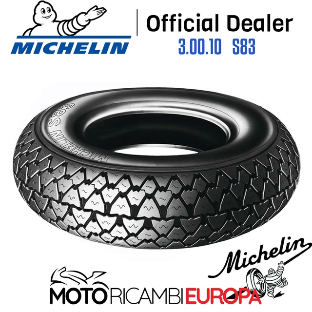 PNEUMATIQUE CAOUTCHOUC -3.00-10 300-10 Vespa 50 Special R L MICHELIN S83 S 83 EUR 29,02 ...
