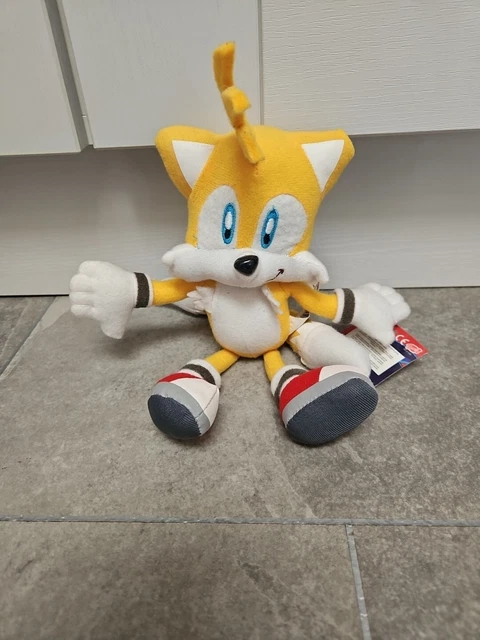 TAILS PLUSH SOFT Toy. Fox. 3 Tails. Sonic The Hedgehog. With Tag. 9" £ ...
