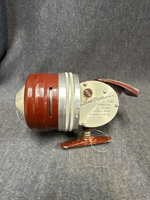 VINTAGE TED WILLIAMS Sears Roebuck MODEL 540 Spin Casting fishing reel ...