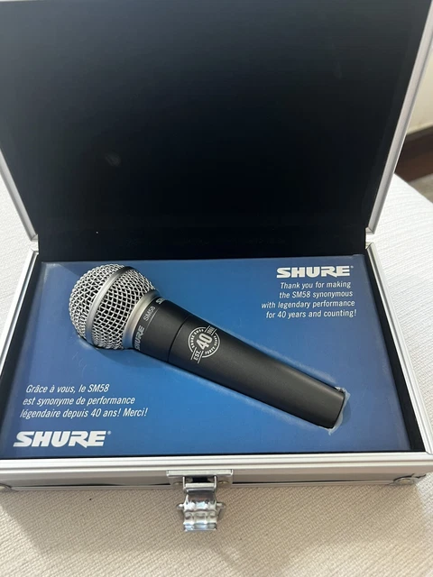 SHURE SM58-40A 40TH Anniversary Special Edition Vocal Cardioid ...
