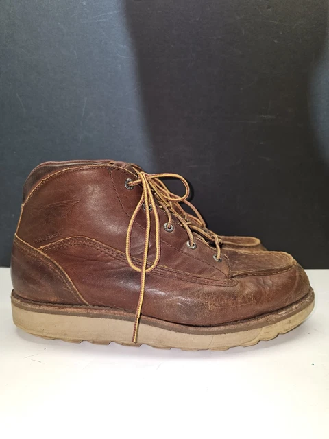 RED WING CLASSIC Leather Work Boots Chukka Vibram Style 1221 Mens Sz 10 ...