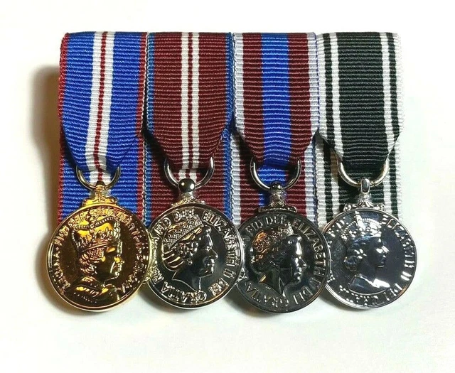 QUEEN`S GOLDEN DIAMOND Platinum Jubilee Ambulance Service Medals Mini ...