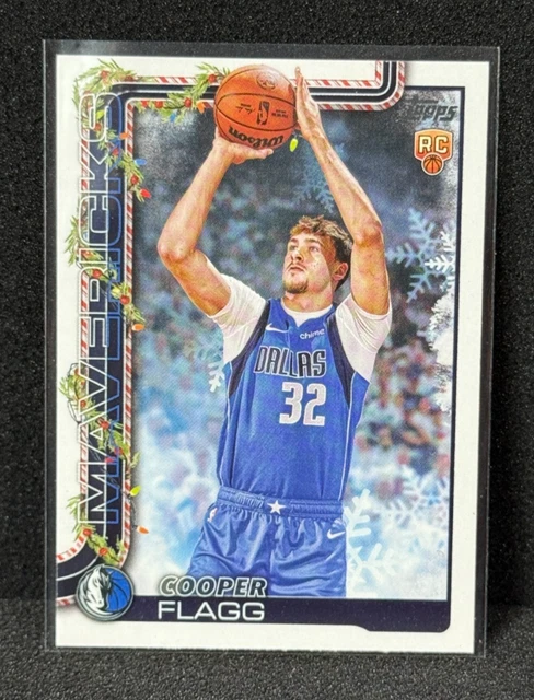 2025-26 TOPPS HOLIDAY Nba - Cooper Flagg Base Rookie - Dallas Mavericks ...