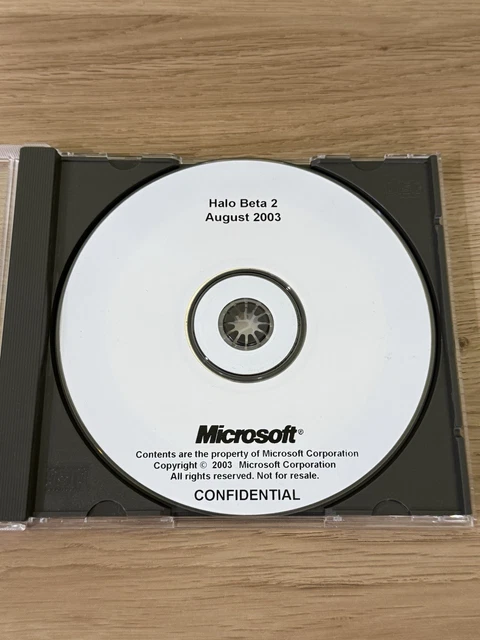 MICROSOFT HALO 1 PC Prototype Video Game Beta 2 Disc £2,184.54 ...