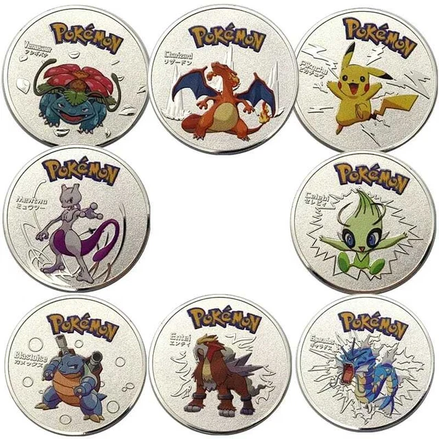RARE COLLECTABLE POKÉMON Charizard Silver Coin Gift Set Kids Adults EUR ...