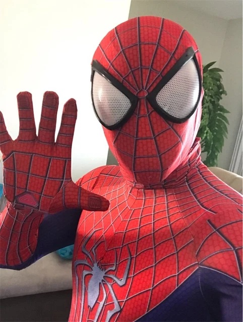 NEW AMAZING SPIDERMAN TASM 2 Jumpsuit Spider-man Cosplay Suit Costume ...