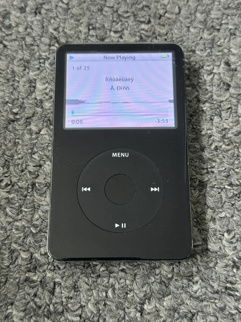 APPLE IPOD CLASSIC A1136 30GB Late 2006 - Black - See Description £59. ...