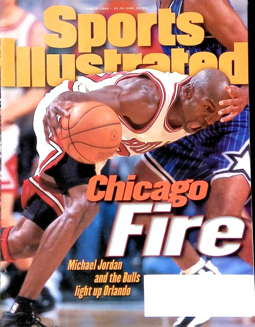 MICHAEL JORDAN CHICAGO Sports Illustrated June 3 1996 Jordan & Bulls ...