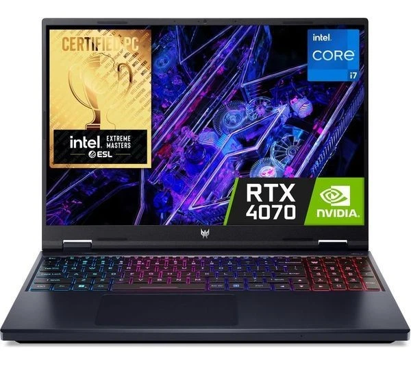 ACER PREDATOR HELIOS Neo 16" Laptop Intel Core i7, 16GB 1TB RTX 4070 £ ...