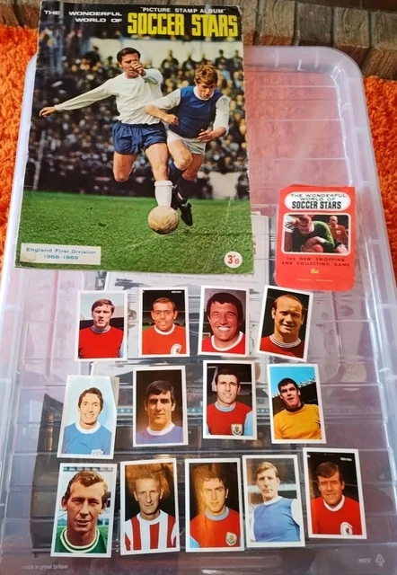 THE WONDERFUL WORLD Of Soccer Stars Stamp Album 1968-1969 £16.32 ...