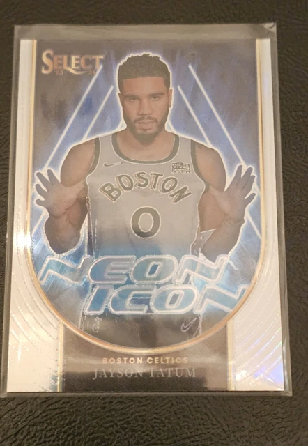 2023-24 PANINI SELECT NBA Jayson Tatum icône néon Prizm SP Boston Celtics #15 EUR 1,83 - PicClick FR