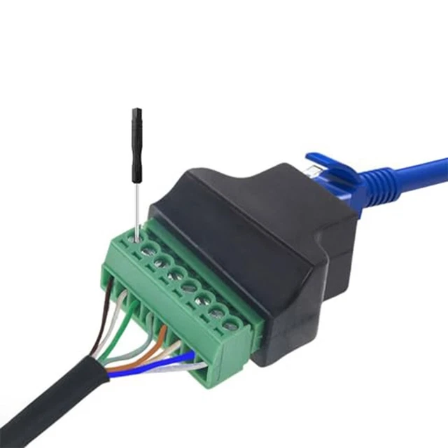 MODULAR ADAPTER 8 Pin Connector Easy Installation Metal Shielding ...