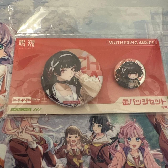 INSIGNE DE CANETTE Wuthering Waves Chizuki comiket non ouvert C107 état ...